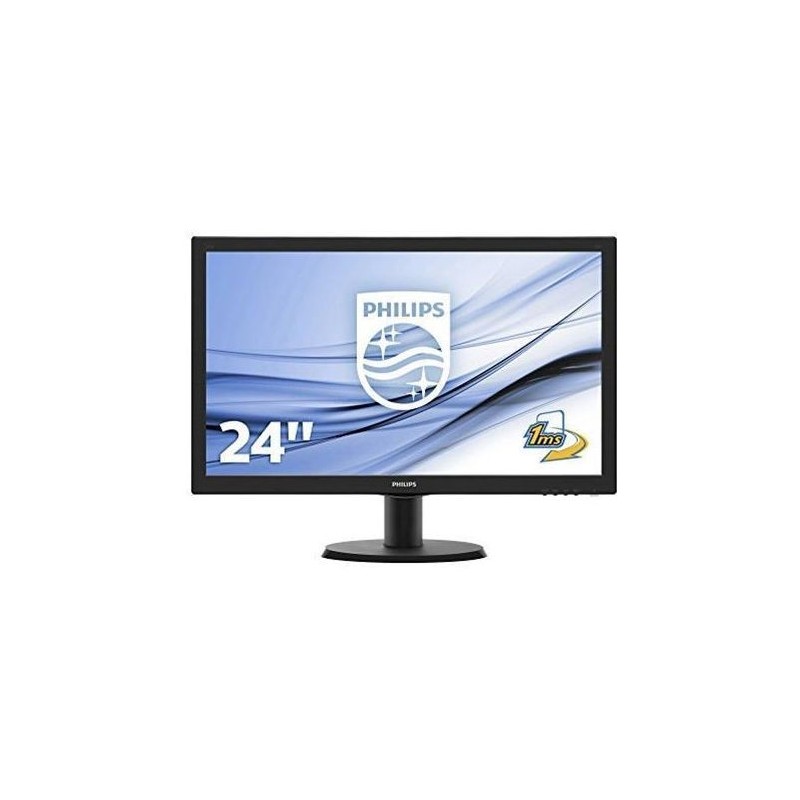 Philips V-line 243V5LHSB - Monitor LED 23.6' Full HD - HDMI, DVI, VGA