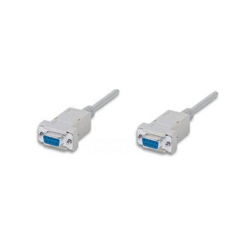 CAVO PC NULL MODEM CAVO AT, AT CROSS OVER DB 9P. F/F 1,8 M